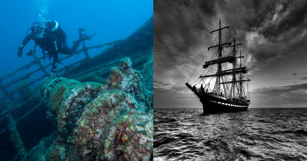 20 Very Real Images Of Ghost Ships (And 5 That Are Legends)