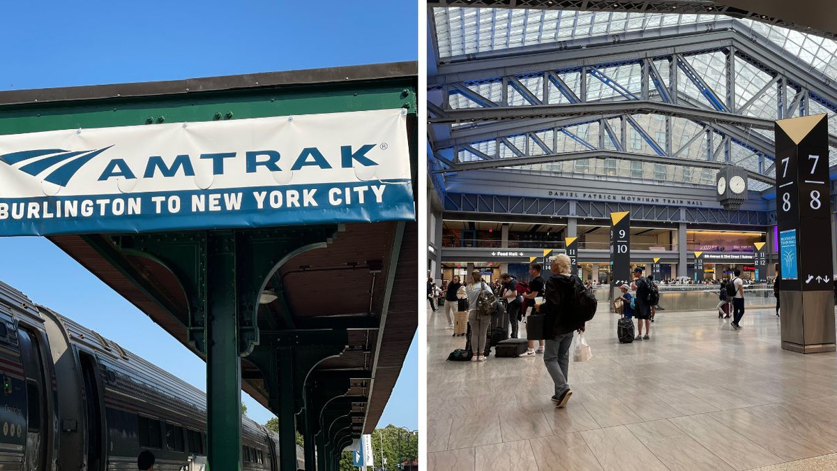 We Took Vermont's Newest Amtrak Into New York City's Newest Train Station