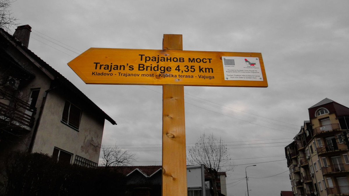 See The Ruins Of Trajan's Bridge, Which Was The Largest In Rome For ...