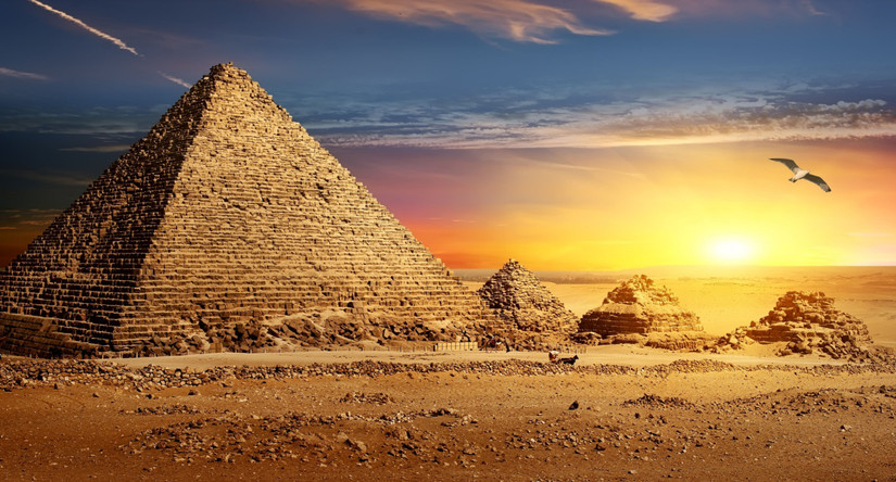 See The Menkaure's Pyramid's Nasty Gash From The Failed Medieval Demolition