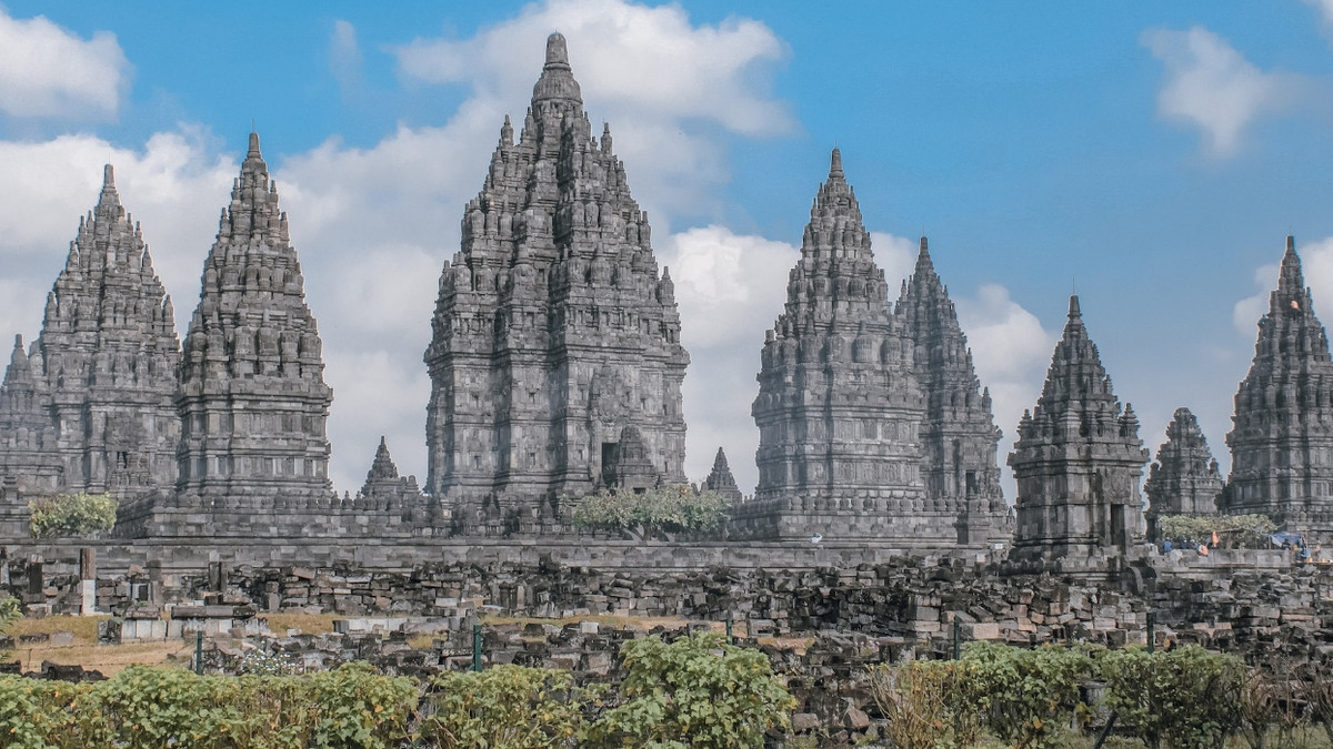 The Prambanan Temple In Java Is An Ancient Hindu Complex With A ...