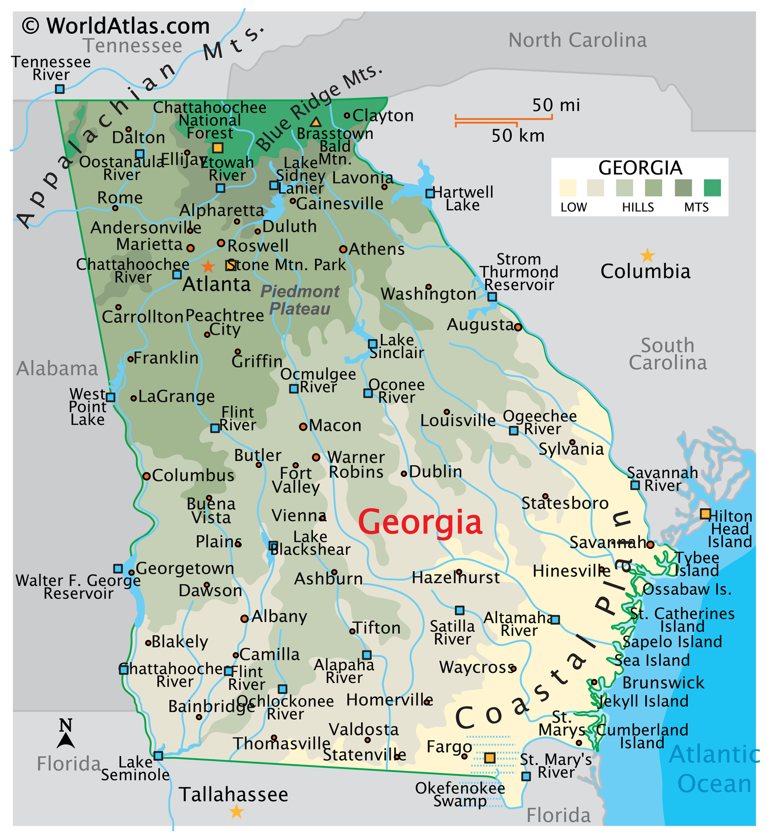 Georgia - Maps | TheTravel