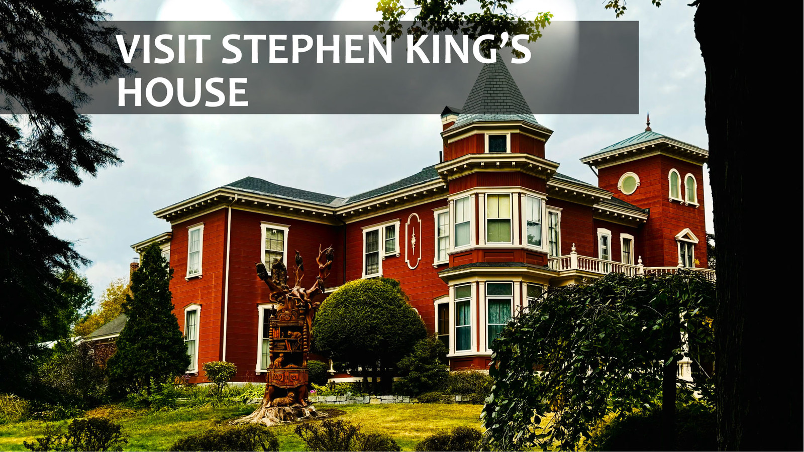 Stephen King's House Is Exactly What You'd Expect (& You Can Actually Visit)