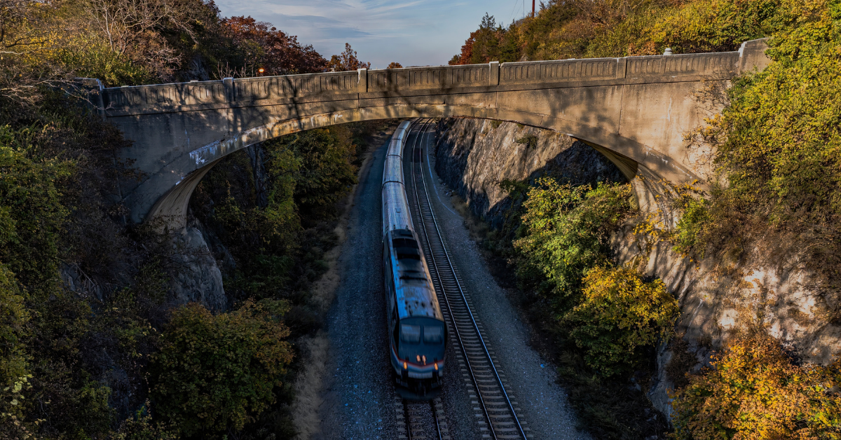Amtrak Issues Statement After Chunk Of Concrete Falls Off Rail Bridge ...