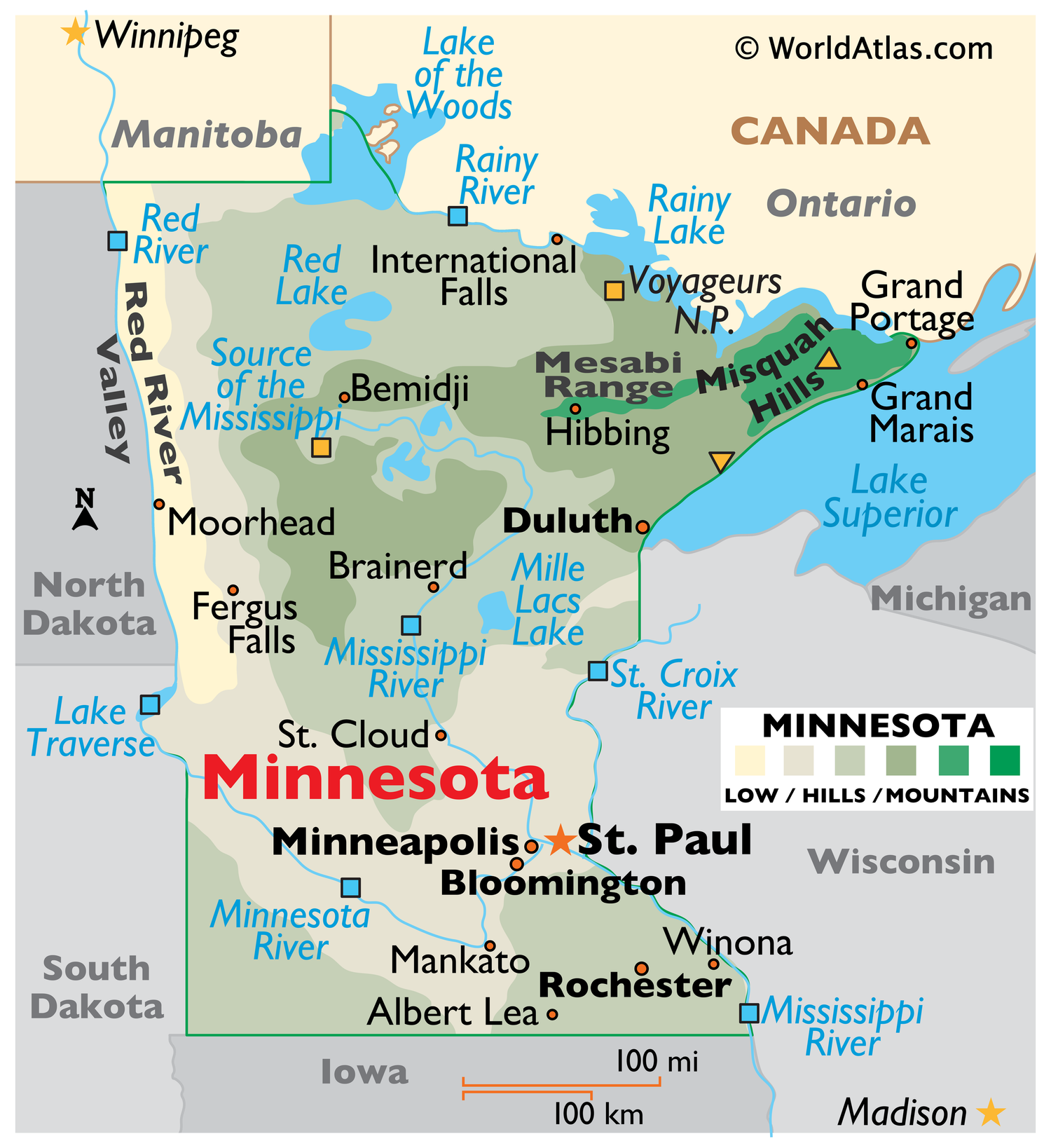 Minnesota - Maps | TheTravel