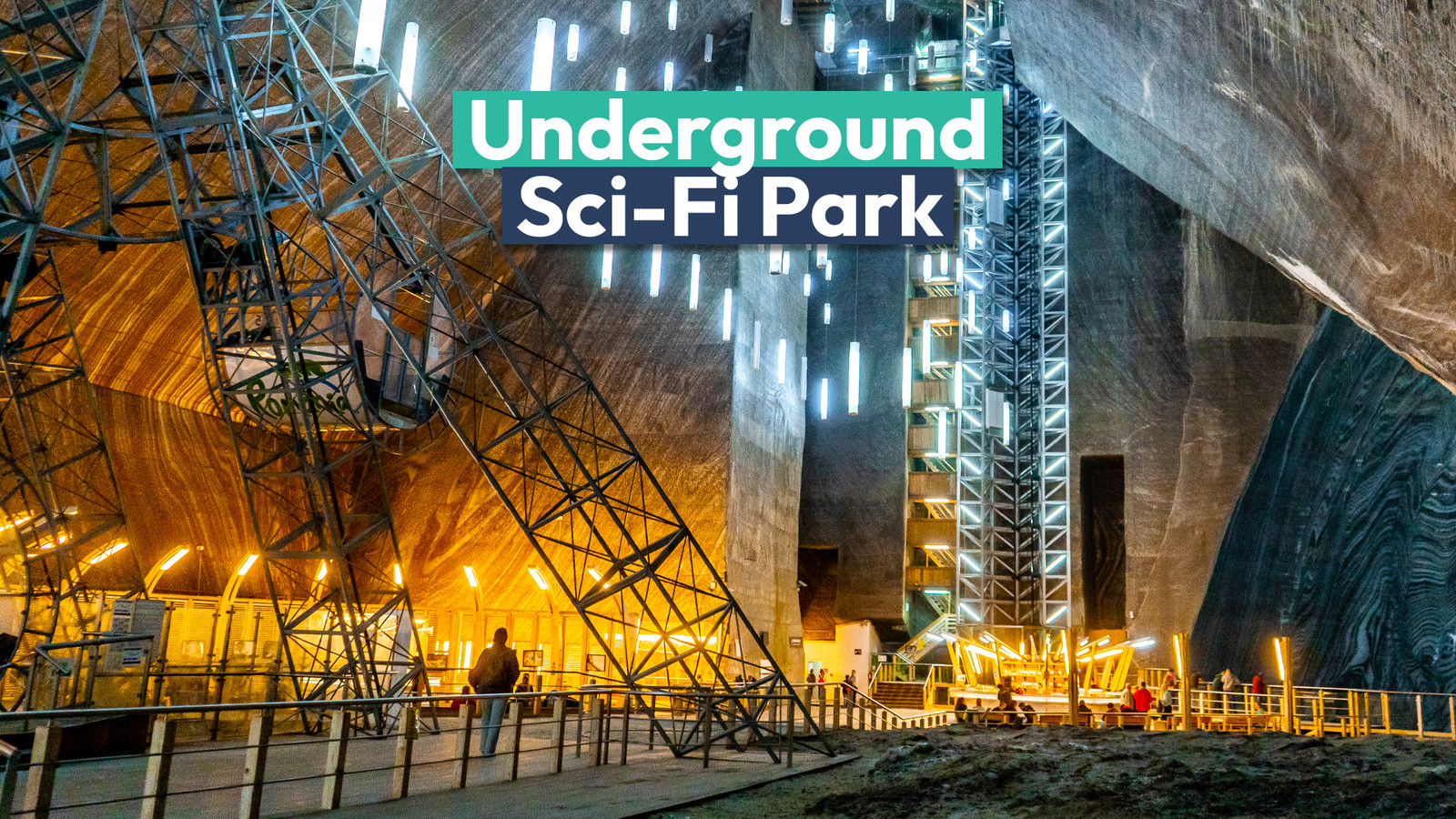 Europe's Largest Underground Amusement Park Is A Futuristic Playground ...