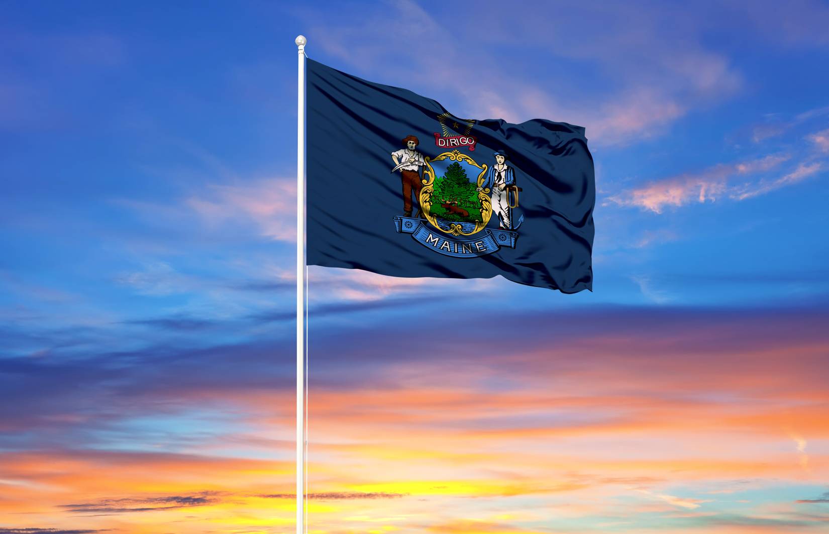 Maine - Flags & Symbols | TheTravel