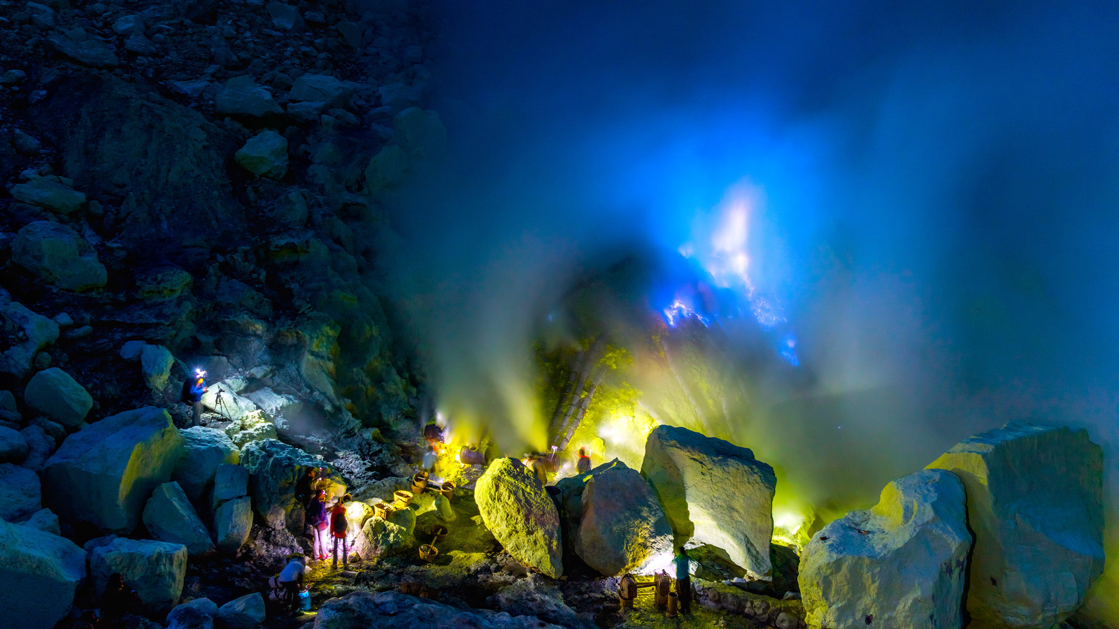 This Rare Volcano Spews Blue Lava & Is Becoming A Dark Tourism Hot Spot