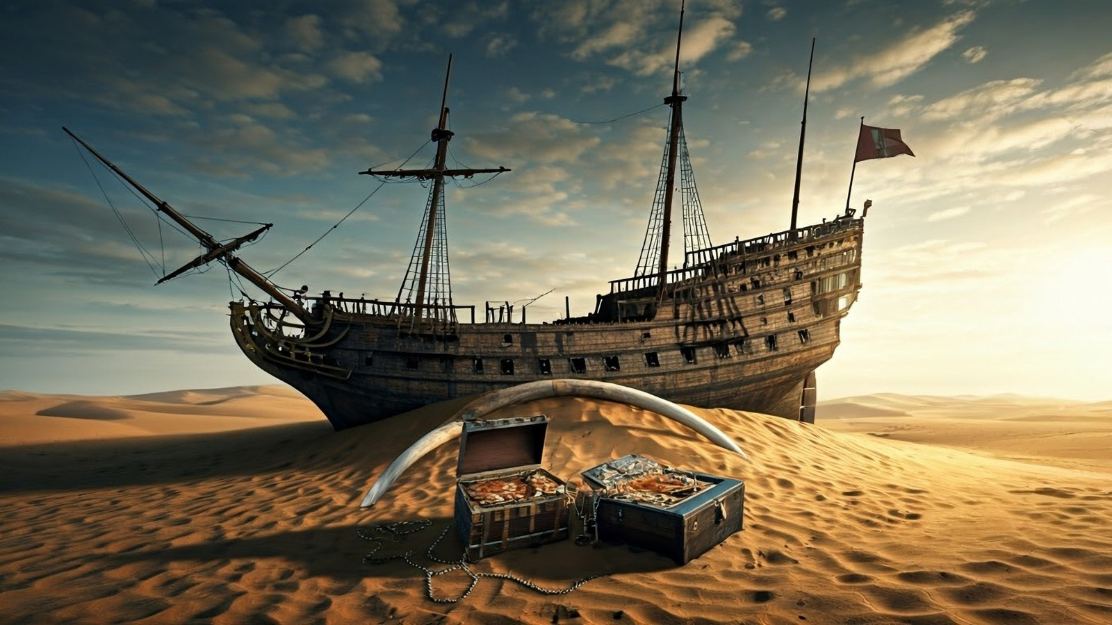 Long-Lost European Shipwreck Was Found Full Of Gold In The African Desert