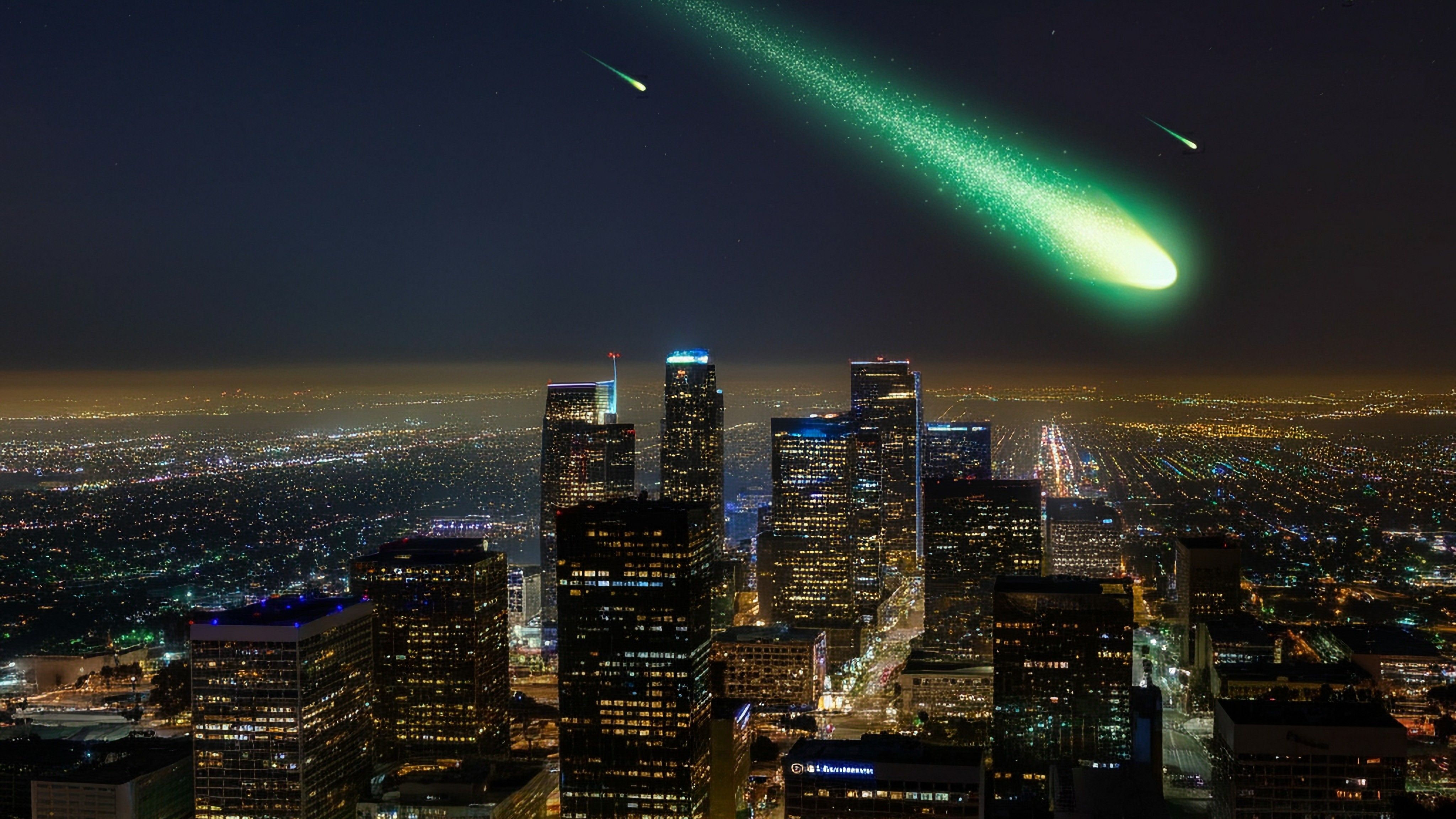 Astronomers Question Connection Between Bright Green Fireball Over ...