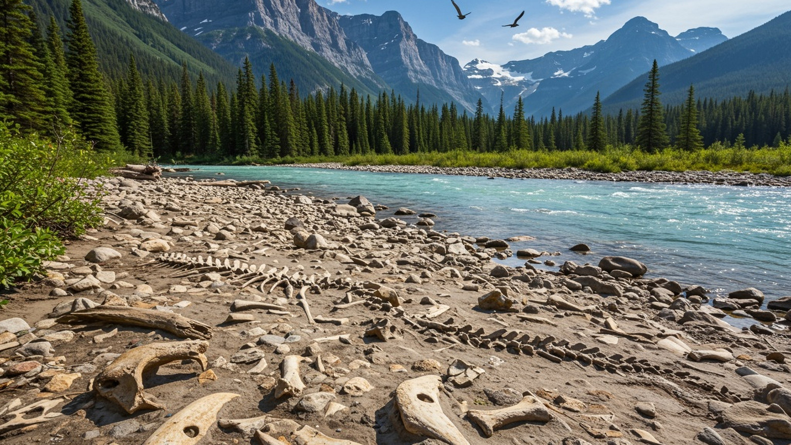 Canada River Excavation Reveals 72-Million-Year-Old "Mass Grave"