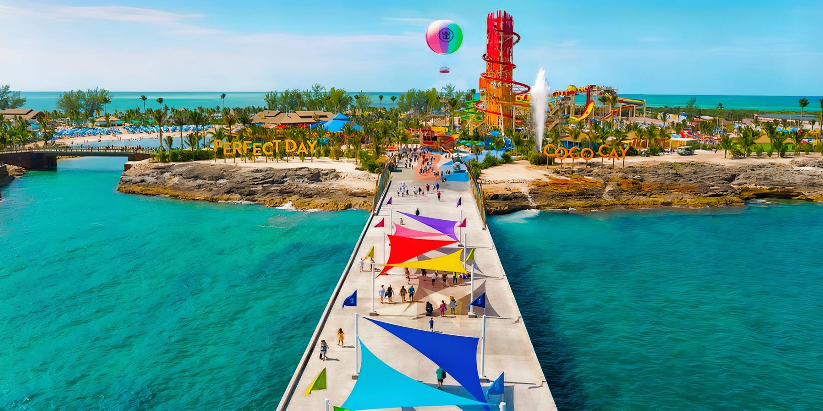 Royal Caribbean's Private Island Stops Combine Water Park Attractions ...