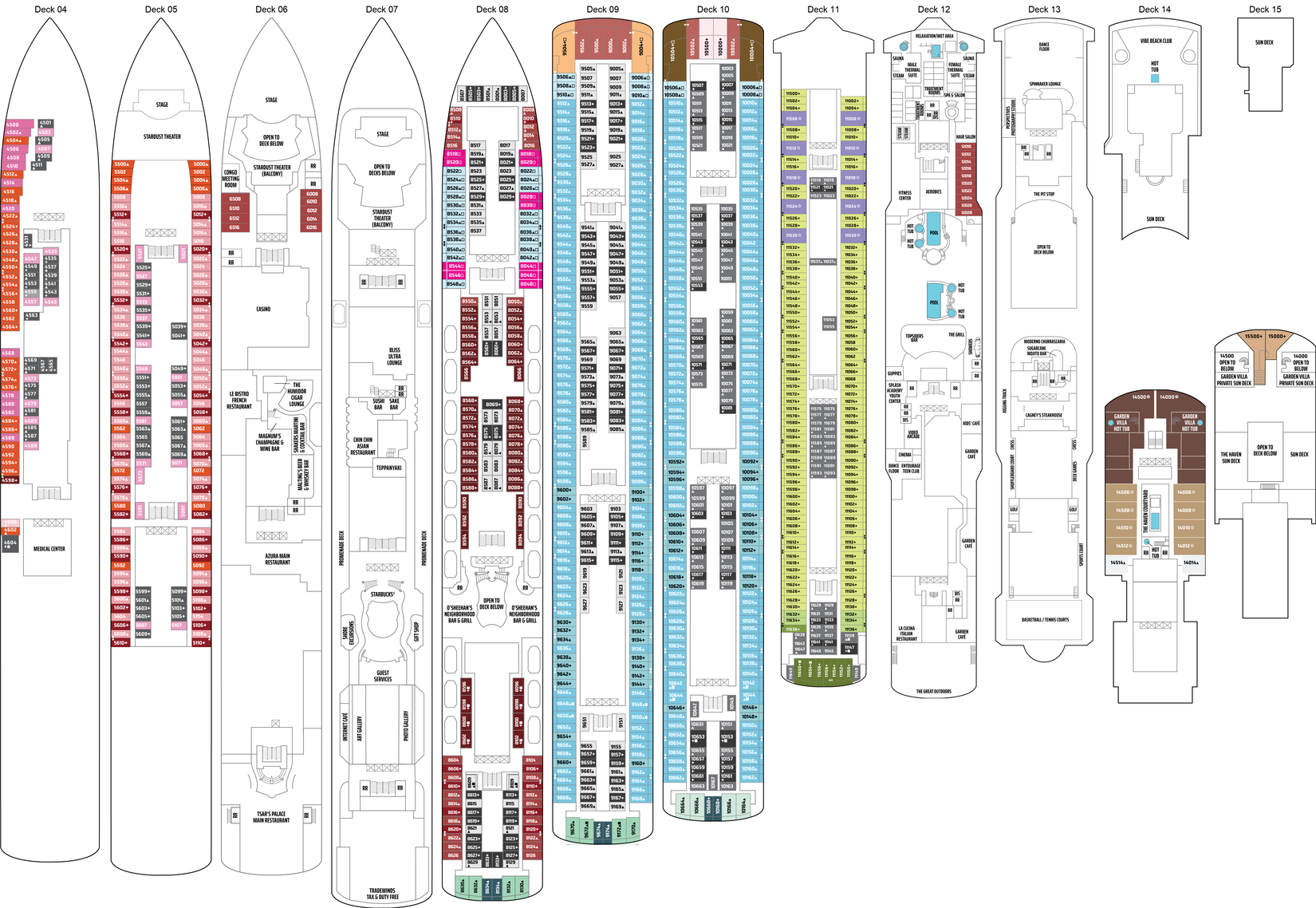 Norwegian Jewel Cruise Ship Guide: Staterooms, Dining, Activities ...