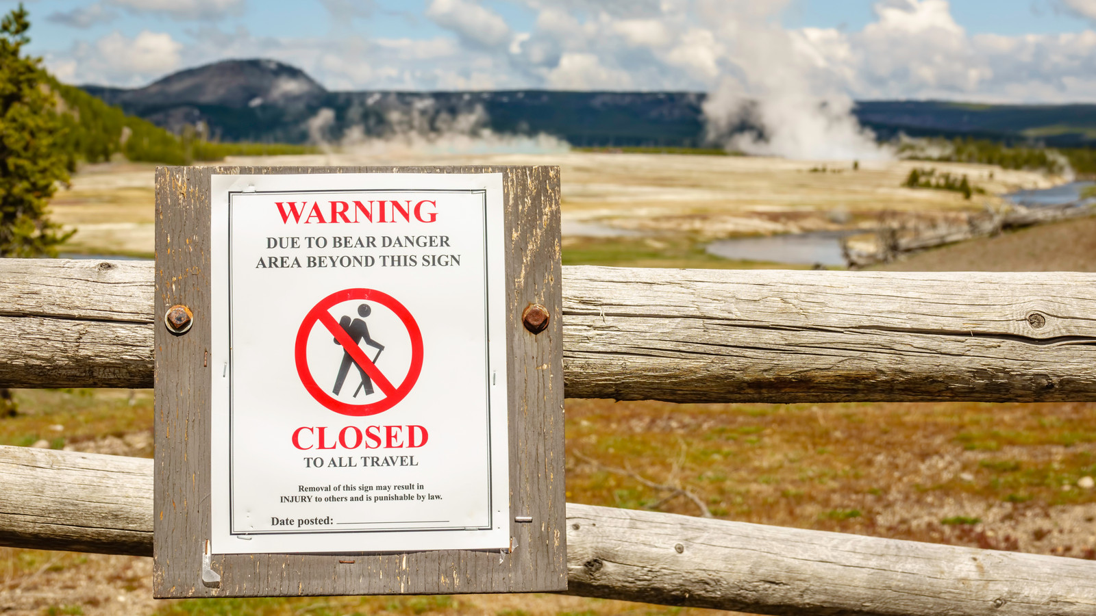 Yellowstone National Park’s “Mysterious" Sign Theft Leaves Visitors ...